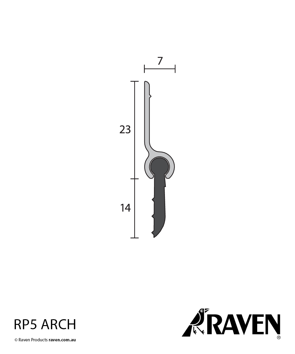 Door Bottom Sweep Seals - RP5