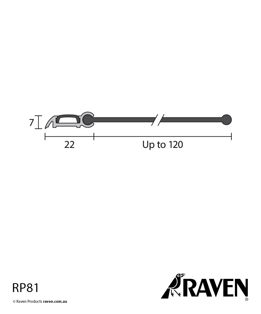 Door Bottom Sweep Seals - RP81