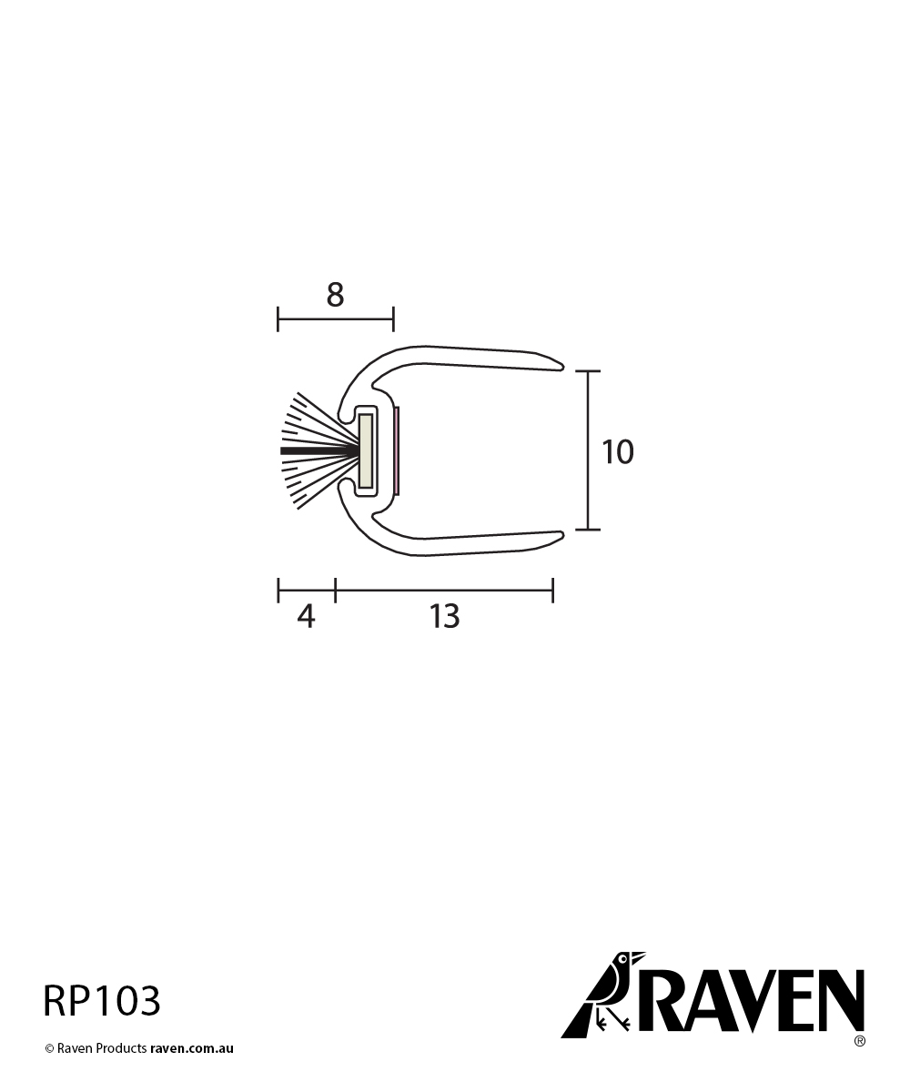 Meeting Stile Seals - RP103