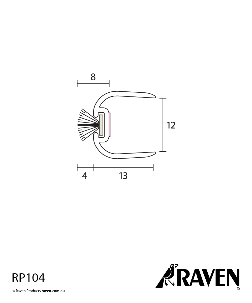 Meeting Stile Seals - RP104