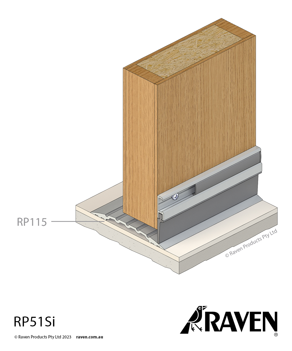 Door Bottom Sweep Seals - RP51Si