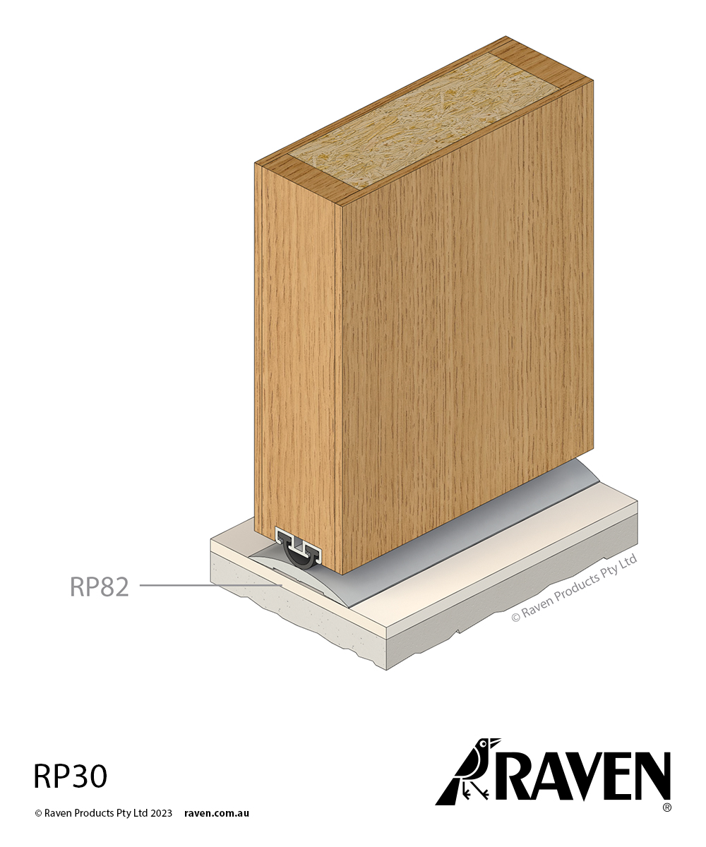 Door Bottom Sweep Seals - RP30