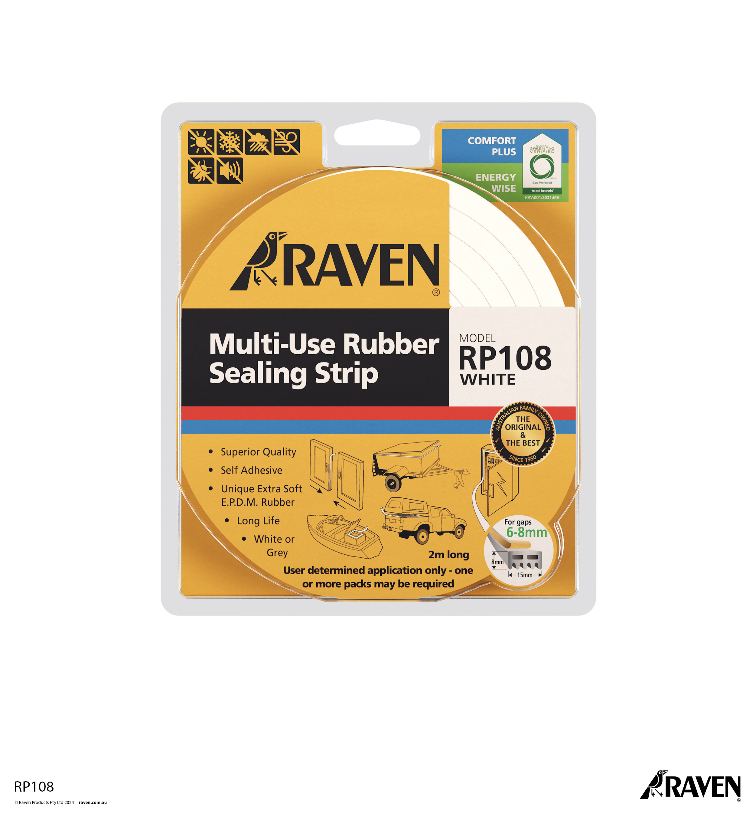 Door & Window Seals - RP108
