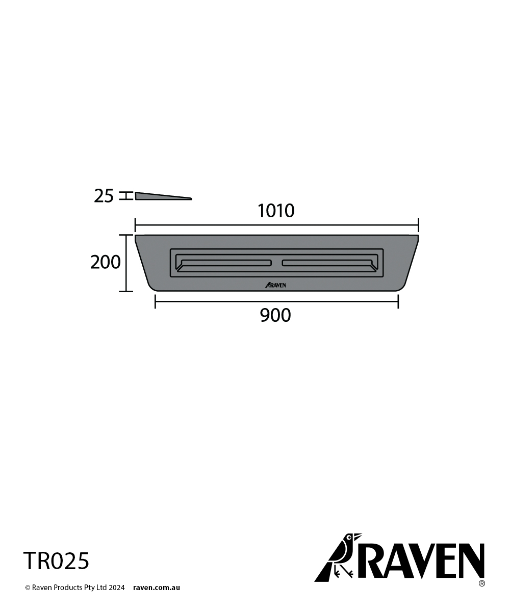 Rubber Threshold Access Ramps - TR025
